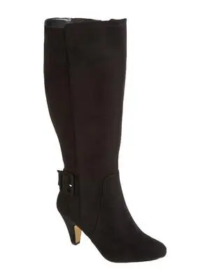 BELLA VITA Troy Ii Knee High Boots - Blk Suede
