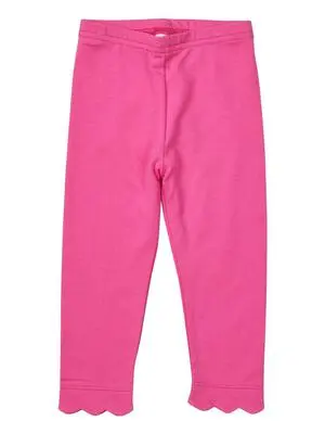 FLORENCE EISEMAN Legging With Scallop Hem - Pink