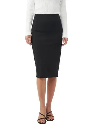Trina Turk Amana Ponte Pencil Skirt - Black