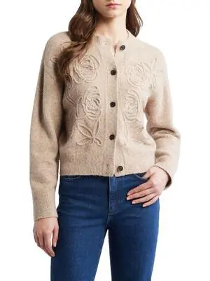 Rails Coralle Soutache Trim Cardigan - Sand