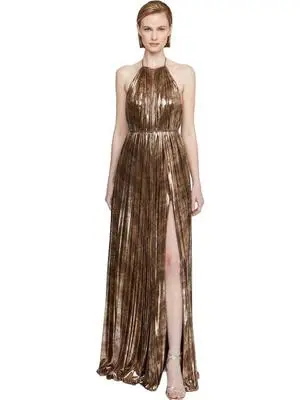 Halston Maxine Jersey Gown - Copper