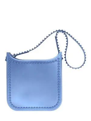 Carmen Sol Fico Tote Bag - Baby Blue Metallic