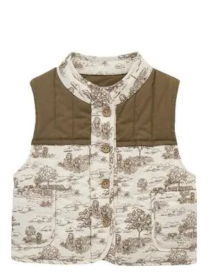 MILKBARN Quilted Vest - Country Toile