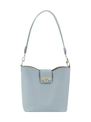 Gigi New York Isabel Bucket Bag - Light Blue