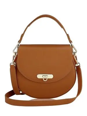 Gigi New York Sophia Saddle Bag - Tan