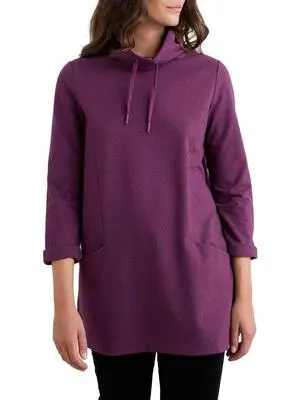 SEASALT CORNWALL Formative Floral Tunic - Melange Amethyst