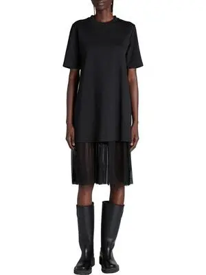 Moncler Mixed Media Dress - Black