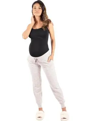 INGRID & ISABEL Maternity Cooling Seamless Support Cami - Black