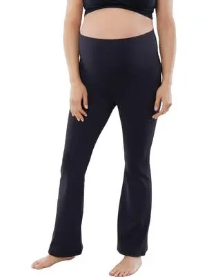 Ingrid & Isabel Maternity Flare Leggings - Black