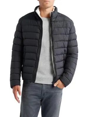 SAVE THE DUCK Quilted Water Resistant Jacket - Black