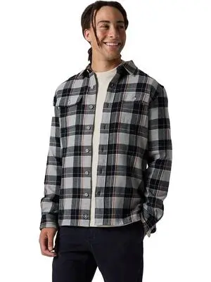 BACKCOUNTRY Venture Midweight Flannel Shirt Goat Gray Drifter Plaid