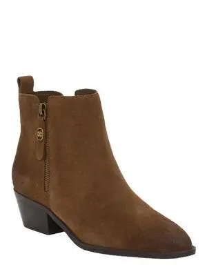 Lucky Brand Ailein Pointed Toe Bootie Desert Palm Suede