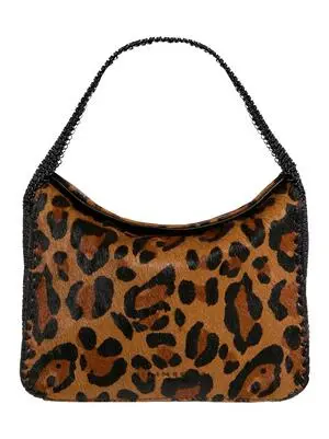AIMEE Chain Mail Handle Handbag - Wildcat Haircalf