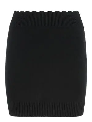 Chloé Knit Mini Skirt - Black