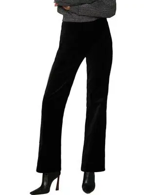 Joe's Jeans The Margot Velvet Straight-leg Pants - Black