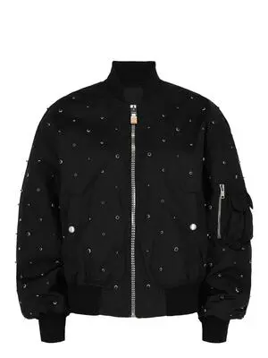 Givenchy Studded Bomber Jacket - Black