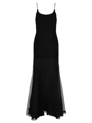 Givenchy Crystal Embellished Gown - Black