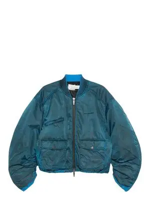 FENG CHEN WANG Multi Pocket Cargo Jacket - Blue