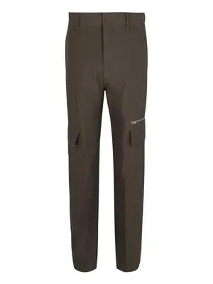 Givenchy Tailored Wool Pants With Pocket Details - Tan