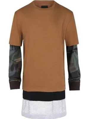 Givenchy Overlapped Long-sleeve T-shirt - Multicolor