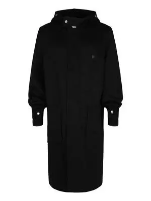 Givenchy Double Face Wool Coat - Black