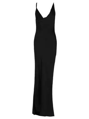 Givenchy Draped Mesh 4g Gown - Black