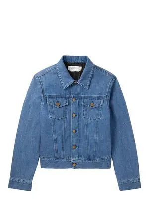 Gabriela Hearst Barry Slim-fit Denim Trucker Jacket - Blue