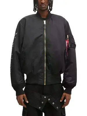 NO PROBLEMO Reversible Bomber Jacket - Black
