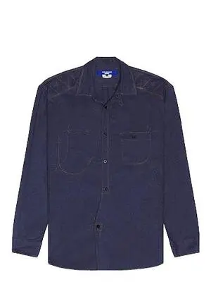 Junya Watanabe Flannel Shirt - Navy