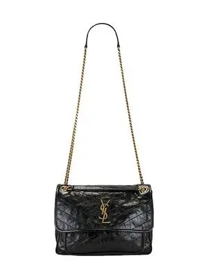 Saint Laurent Medium Niki Chain Bag - Nero