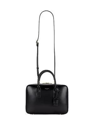 Saint Laurent Small Slp Bauletto Bag - Nero