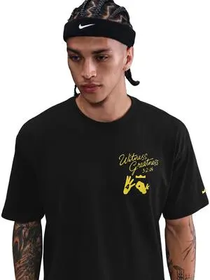 Nike Lebron "uncharted" Max90 Basketball T-shirt - Black