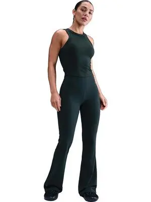 Nike Zenvy High-waisted Flared Leggings - Green