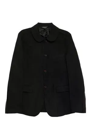 BLACK COMME DES GARÇONS Single-breasted Jacket - Black