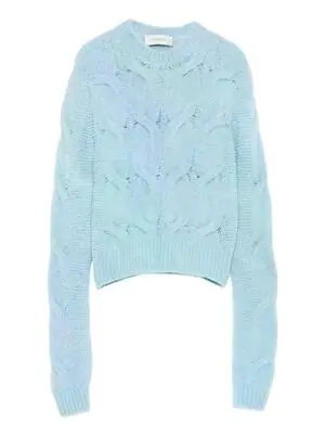 Sportmax Cable-knit Sweater - Blue
