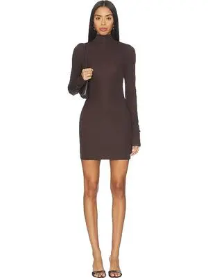 LOVERS AND FRIENDS Larissa Mini Dress - Dark Chocolate Brown