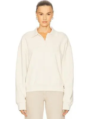 GRLFRND Polo Sweatshirt - Bone