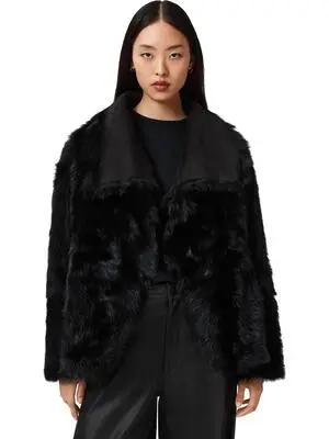 ALLSAINTS Wilton Reversible Shearling Jacket