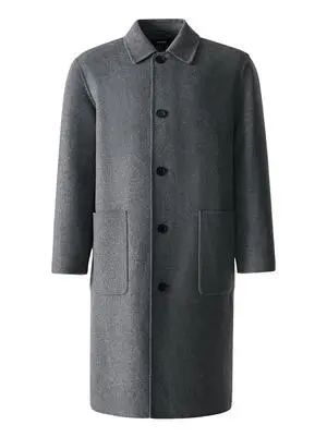 Mackage Beckett Handmade Wool Overcoat - Carbon Mix