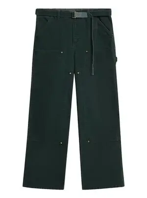 SACAI X CARHARTT WIP Duck Denim Carpenter Pants - Green