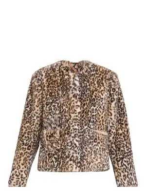 Johnny Was Leopard-print Faux Fur Jacket - Priscilla