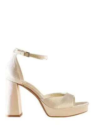 Dolce Vita Pandro Platform Heels - White