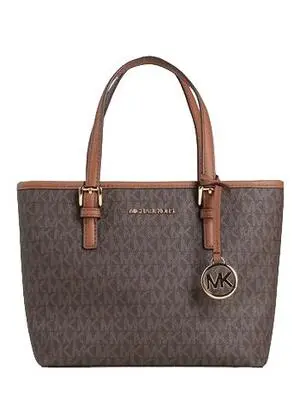 Michael Kors Logo-print Tote Bag - Brown