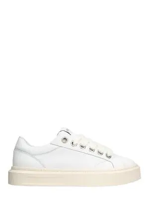 CLEENS Leather Trainers White