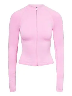 Bo+tee Branded Slim-fit Stretch-woven Jacket - Rose