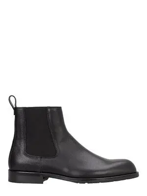 BOSS Hugo Tayil Leather Chelsea Boots - Black
