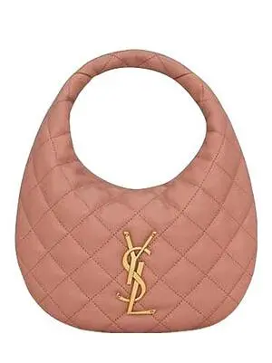 Saint Laurent Icarino Quilted Nappa Bag - Hortensia
