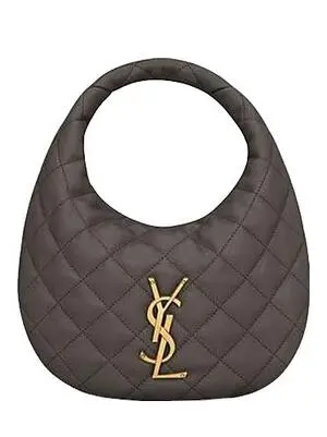 Saint Laurent Icarino Quilted Nappa Bag - Urban Grey