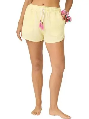 PQ Tassel Tie Shorts - Yellow