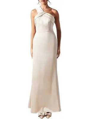 Coast Satin Maxi Dress - Champagne